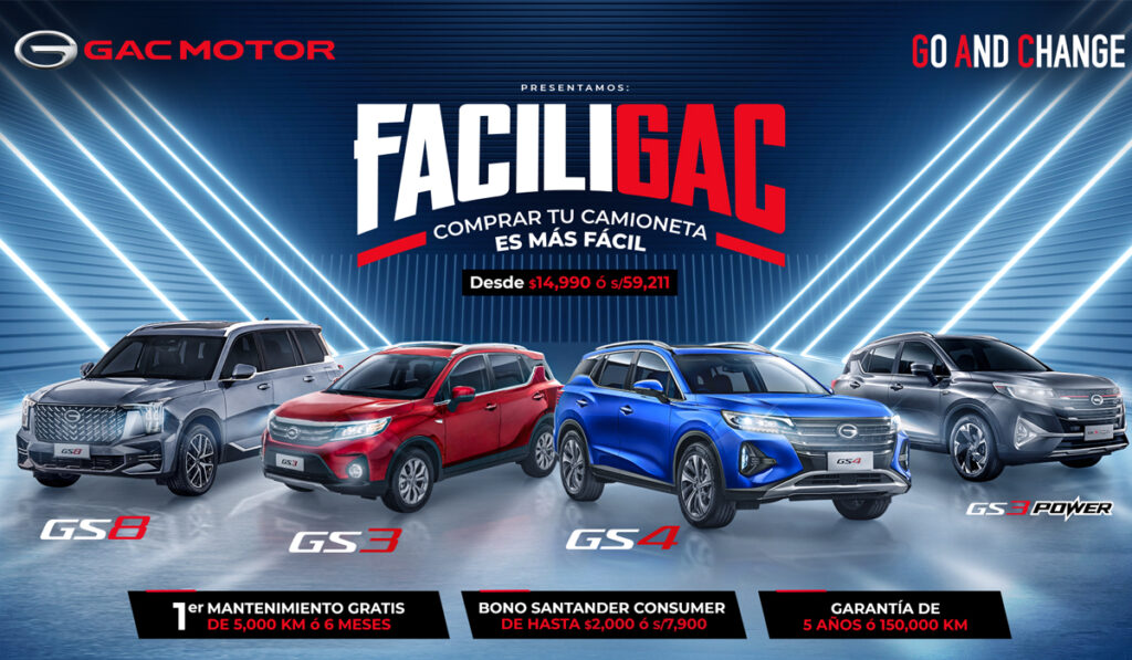 GAC Motor - "FaciliGAC” de GAC Motor: Ahora adquirir tu camioneta es ...